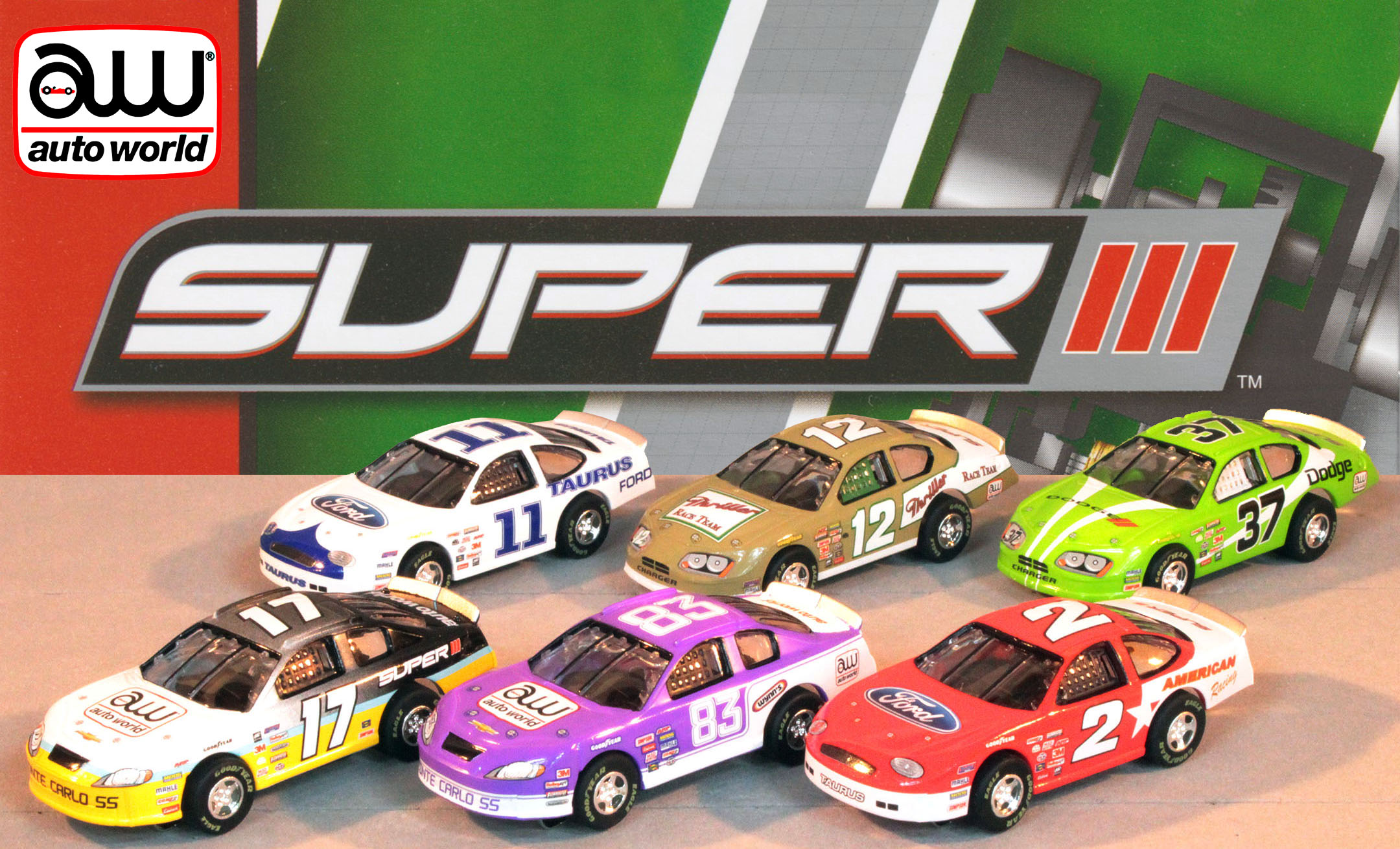 2023 Auto World Super III Release 1 SC399 Stock Cars – Speed Inc Slot Cars
