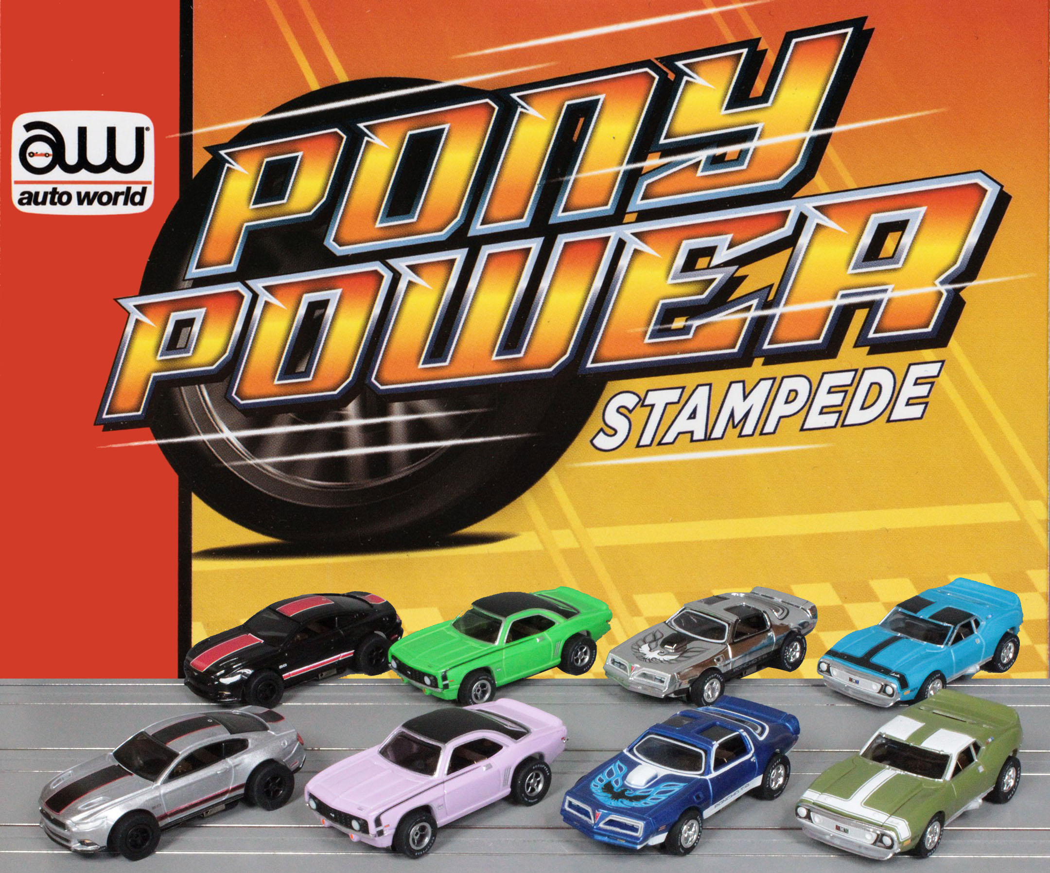 2025 Auto World XTraction SC410 Pony Power Stampede – Speed Inc Slot Cars